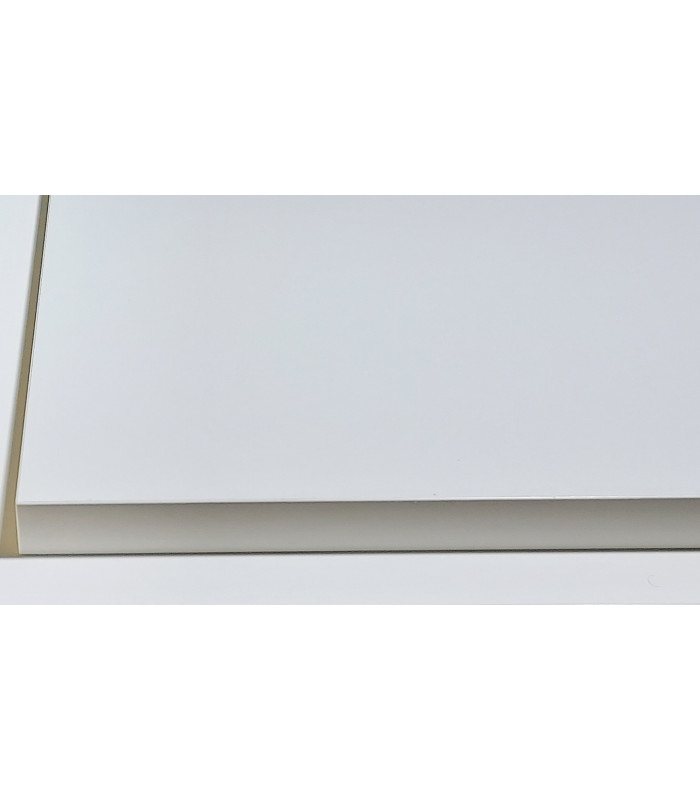 Mesa divisória acústica BENCH MODERN com linhas curvas 2P